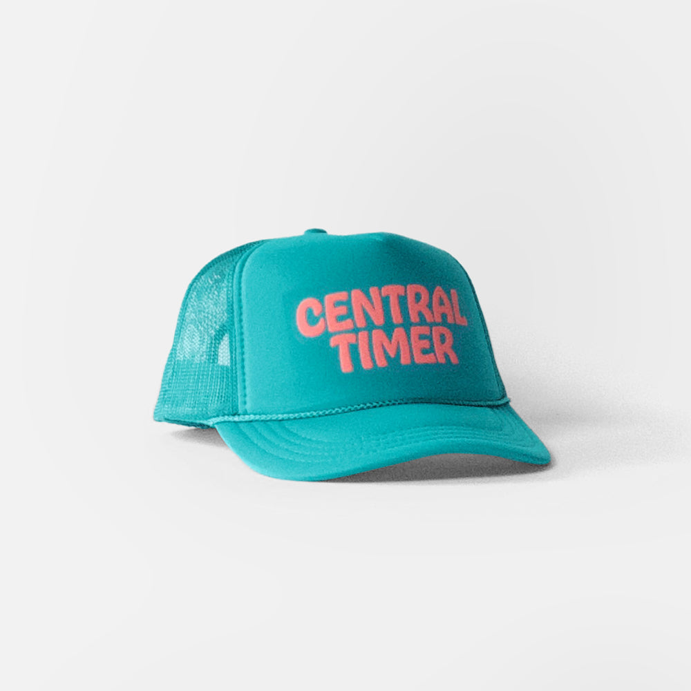 Central Timer Puff Print Youth Foam Trucker - Youth | Giltee Apparel ...
