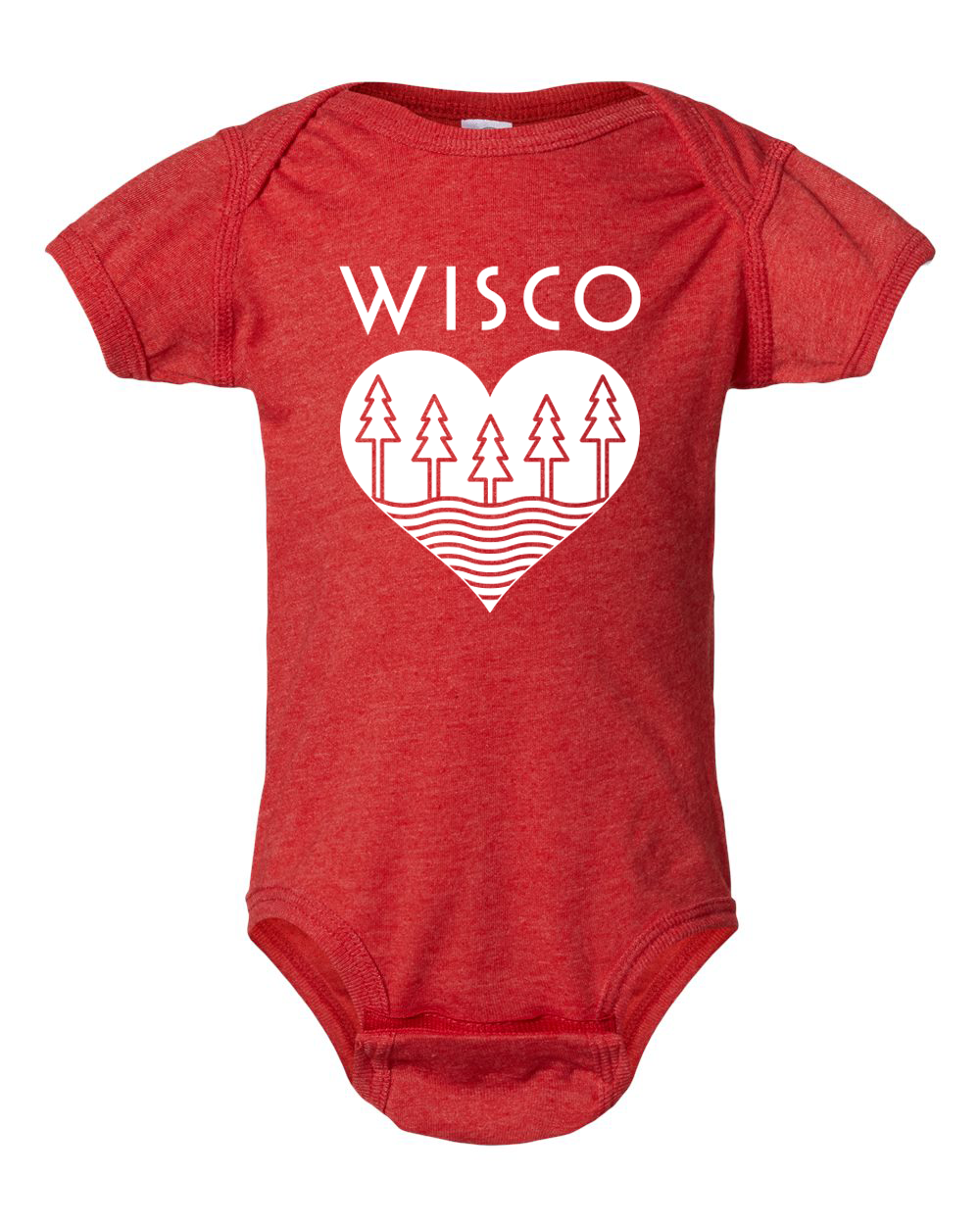 The Wisco Roots Vintage Red Onesie | Giltee Apparel Company