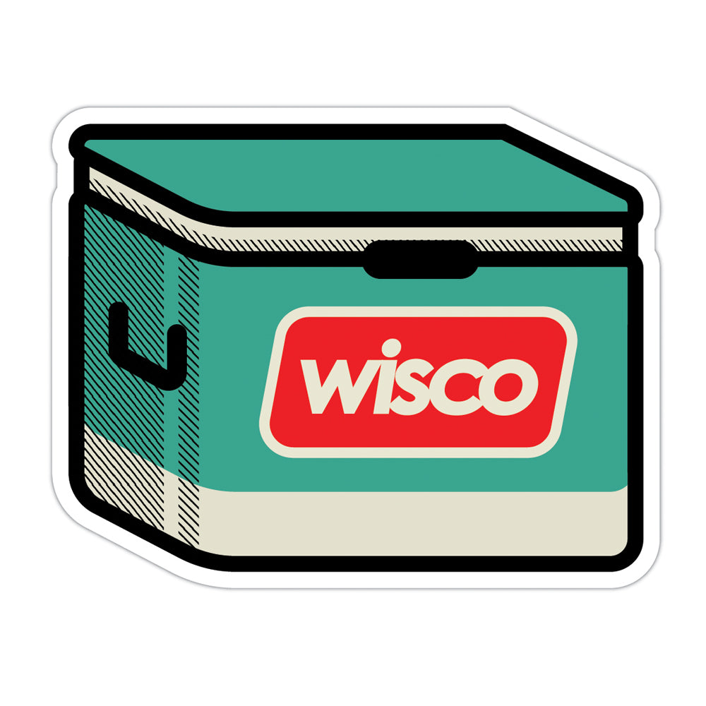Wisco Cooler Sticker | Giltee Apparel Company