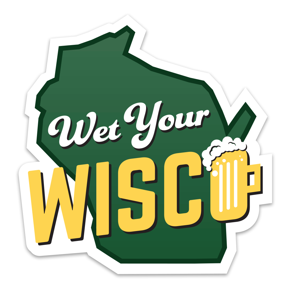 Wet Your Wisco Sticker | Giltee Apparel Company